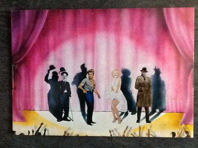CP SCENE CHAPLIN Charlot James Dean Marilyn Monroe Boggart Par Nugeron ...
