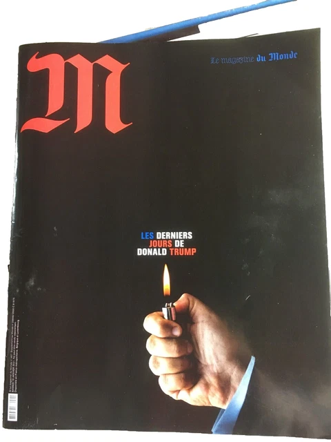 DONALD TRUMP LES derniers jours Magazine M Le Monde 16 janvier 2021 EUR ...