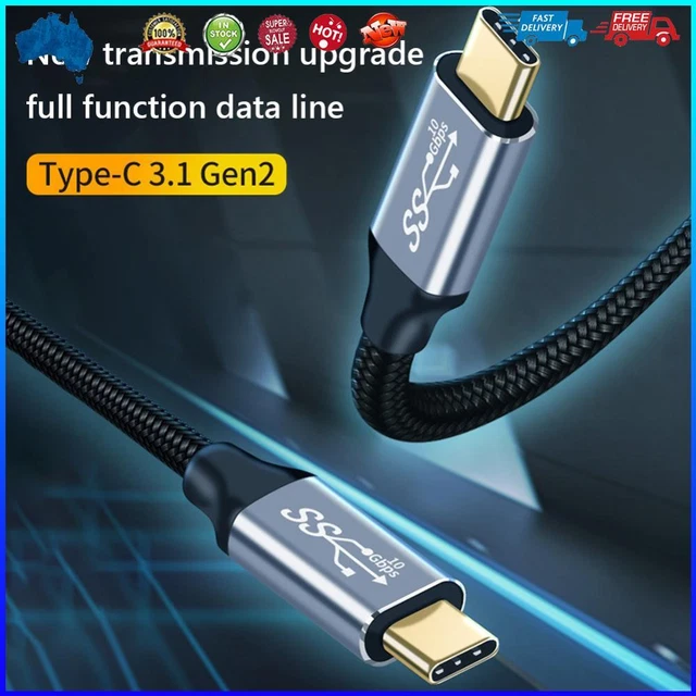 TYPE C 3.1 Gen2 PD Fast Charger Cable 10Gbps Data Cord for Switch (0.5m ...