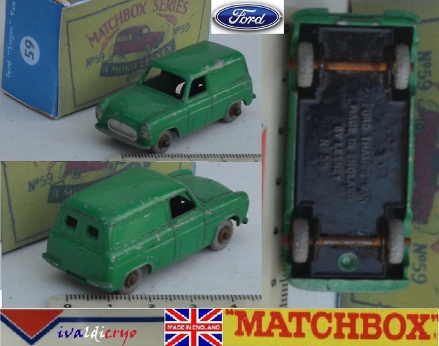 FORD SINGER THAMES van vert Matchbox moko lesney n 59 originale 1960 ...