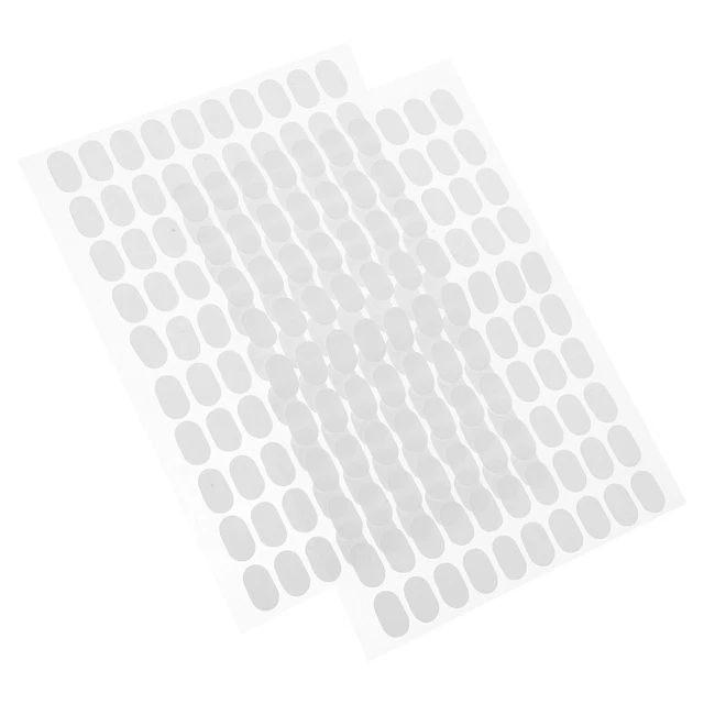 2 SHEETS STICKY Dot for Nail Display Dots French Tip Stickers Art ...