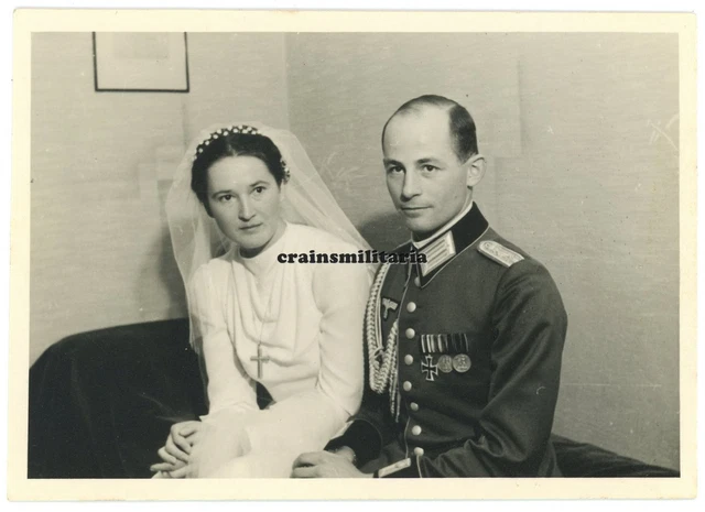 ORIG. FOTO HOCHZEIT Heer Offizier mit hübsche Frau EUR 7,99 - PicClick DE