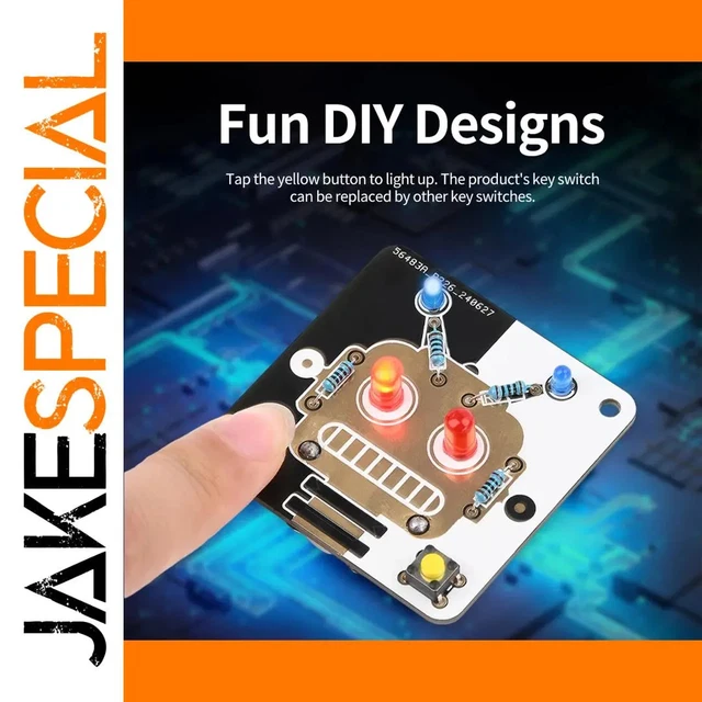 DIY SOLDER PRACTICE Kit with LEDs and Switch EUR 26,39 - PicClick FR