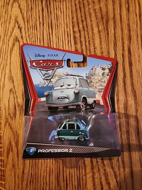 DISNEY PIXAR MOVIE Cars 2 Professor Z #6 Die Cast Mattel Vehicle Toy ...