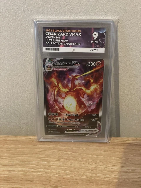 POKEMON TCG CHARIZARD Vmax Swsh261 Charizard Upc 2022 Ace Grading Mint 9 £50.00 - PicClick UK
