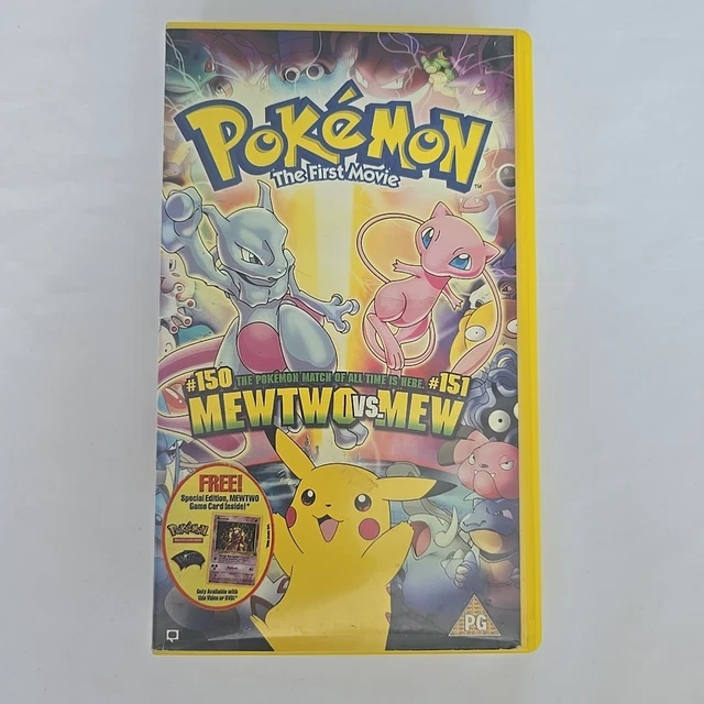 POKEMON THE FIRST Movie (VHS/SH, 2000) - Yellow Tape Version Vintage £9 ...