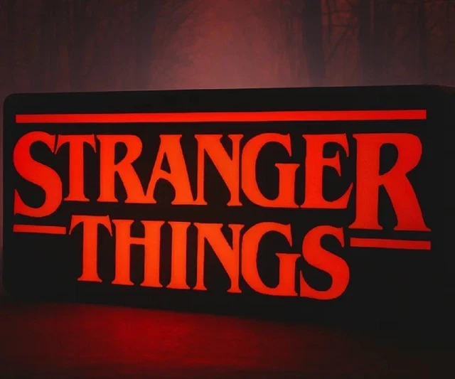 STRANGER THINGS LED Light Box £19.99 - PicClick UK