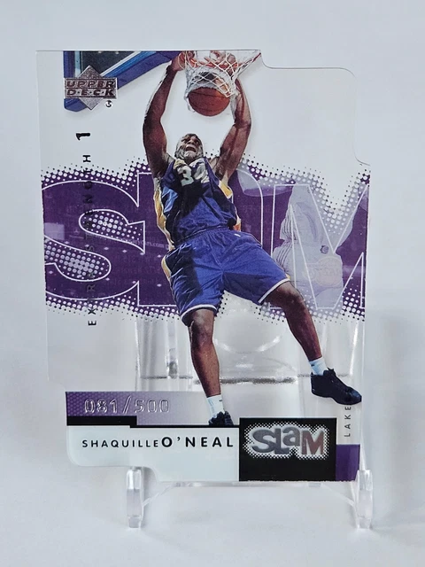 SHAQUILLE O'NEAL 081/500 Extra Strength Die Cut 2000 Upper Deck Slam ...