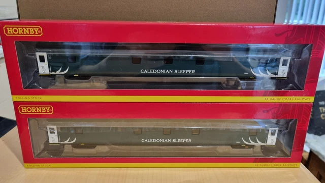 HORNBY R40040 R40040A Caledonian Sleeper Train MK3 Coaches OO Gauge £ ...