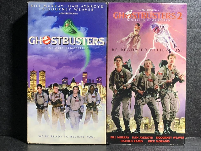 GHOSTBUSTERS VHS (DOUBLE Feature) £18.36 - PicClick UK