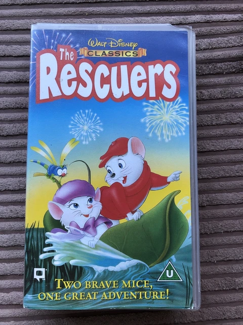 THE RESCUERS -WALT Disney Classics - PAL VHS Tape WITH CASEVINTAGE £4. ...