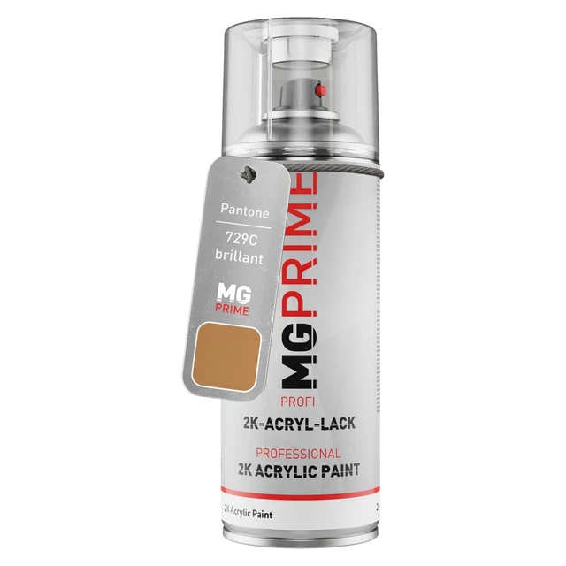 PANTONE 729C BROWN brillant acrylique bombe aérosol 2C 400ml séchage ...
