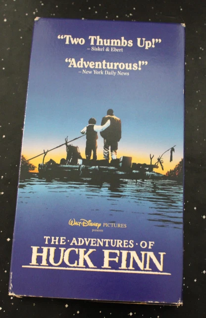 THE ADVENTURES OF Huck Finn VHS - Walt Disney Home Video - Elijah Wood ...