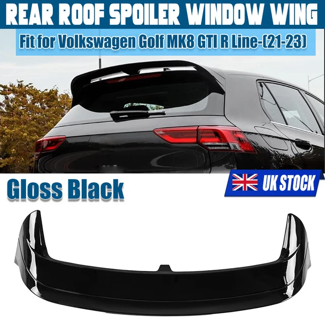 FOR VW GOLF Mk8 Gti R Line Cs Clubsport Style Rear Boot Spoiler Gloss ...