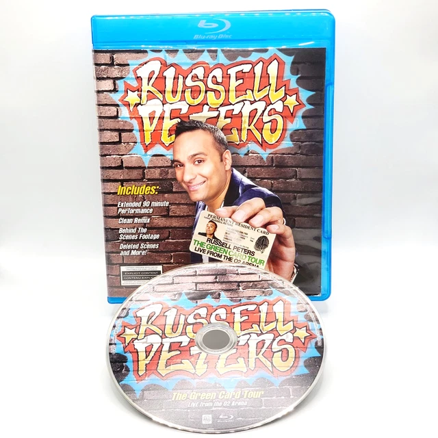 RUSSELL PETERS: THE Green Card Tour – Live from the O2 Arena (Blu-Ray ...