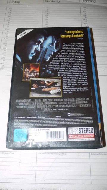 PROJECT PEACEMAKER CLOONEY Kidman VHS VIDEO Kassette EUR 1,00 - PicClick DE