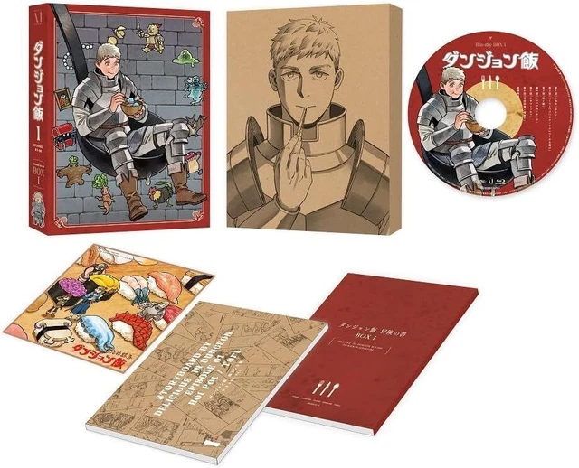 DELICIOUS IN DUNGEON Meshi DVD Box Vol.1 Booklet From Japan F/S £149.71 ...