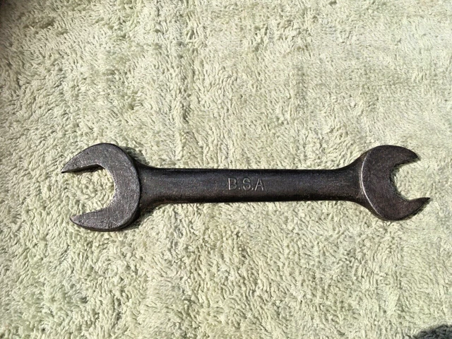 VINTAGE BSA OPEN Ended Spanner No. 67-9028 - 5/16w x 1/4w – BSA Tool ...