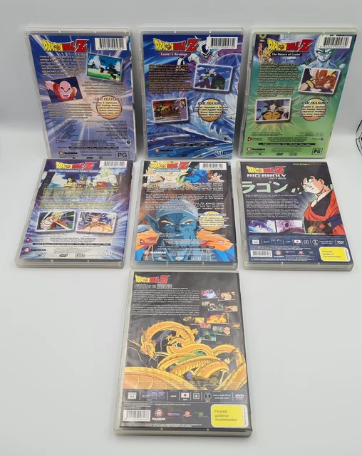 7 DRAGON BALL Z Movie Special DVDs #2, 5, 6 , 8, 9, 11, 13 Region 4 R4 ...