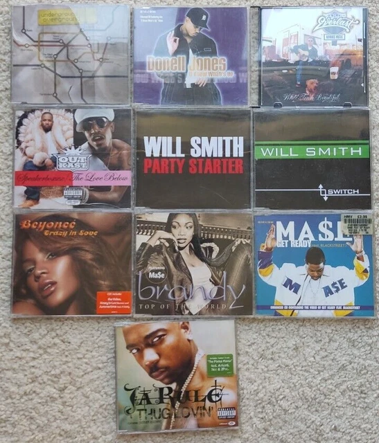 HIP HOP R&B AND RAP CD SINGLES AND PROMO CDS Outkast Beyonce Will Smith Mase Ja £8.00 - PicClick UK