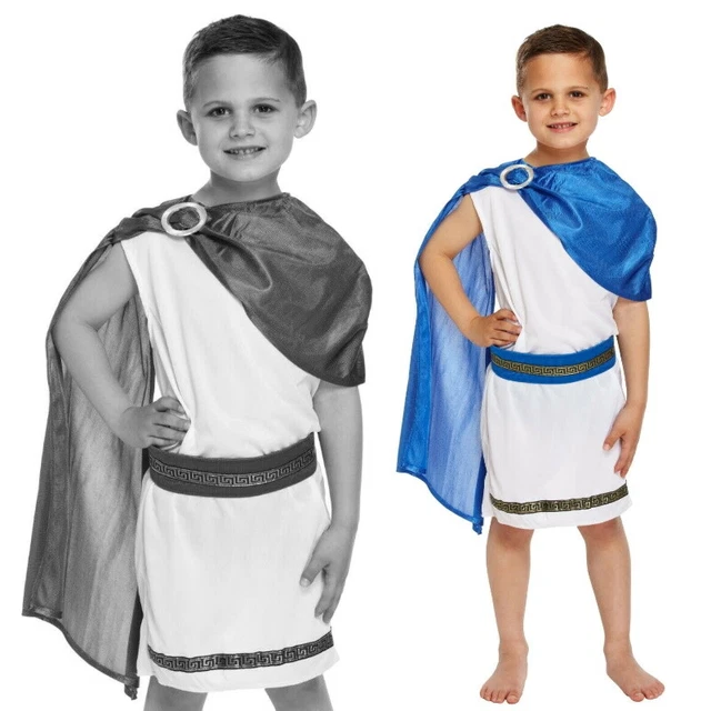 JUNGEN RÖMISCHER KAISER Julius Cäsar Kostüm Kleid Outfit Passend Für Jahre 4-12 EUR 13,96 ...