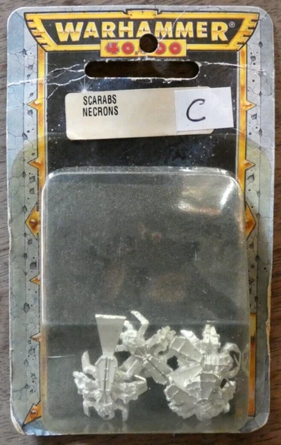 FIGURINE WARHAMMER 40K Scarabs Necrons - année 1997 Neuf Blister EUR 14 ...