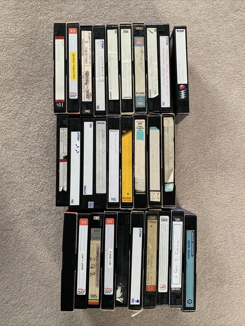 29 USED VHS Tapes - Blank Recordable £25.00 - PicClick UK