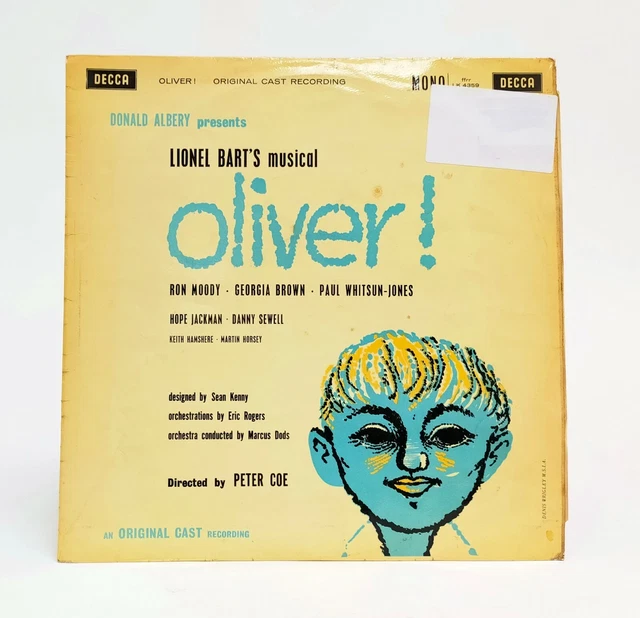 OLIVER ORIGINAL MUSICAL Banda Sonora - Música Disco de Vinilo EUR 29,46 ...