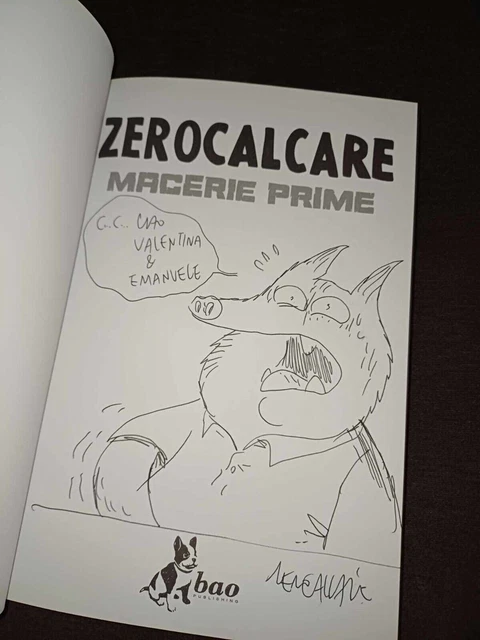 ZEROCALCARE - MACERIE Prime - Prima Edizione con Sketch dell'amico Cinghiale EUR 80,00 - PicClick IT