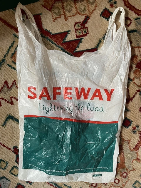 VINTAGE SAFEWAY ABC Carrier Bag. Retro/Collectable £10.00 - PicClick UK