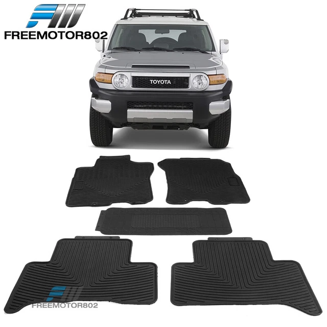 FITS 07-14 TOYOTA FJ Cruiser Heavy Duty Latex Floor Mats Front & Rear ...