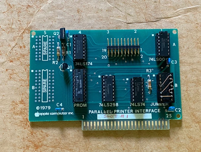 VINTAGE APPLE II Computer Parallel Printer Interface Card Board £34.04 ...