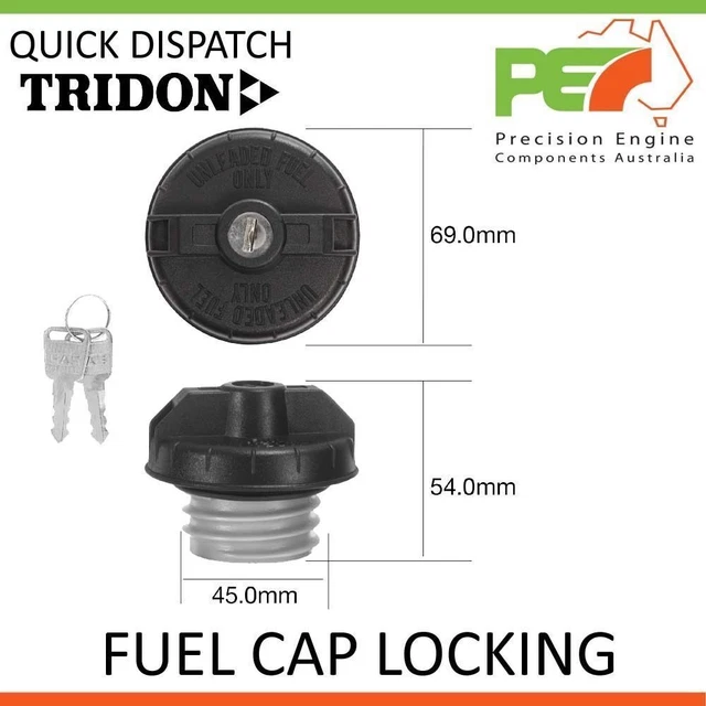 NEW * TRIDON * Fuel Cap Locking For Subaru Liberty RS Turbo B4 GT 2.0L ...
