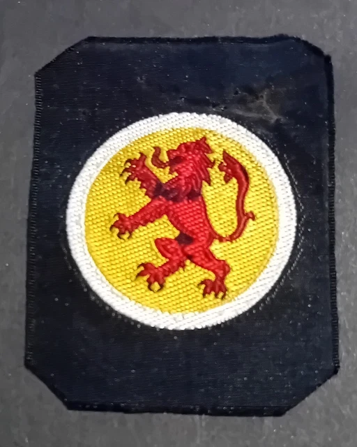 CIRCA WW2 BRITISH Army Uniform Formation Sign Patch Badge 15th Scottish ...