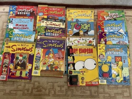 SIMPSONS COMIC MAGAZINES £4.00 - PicClick UK
