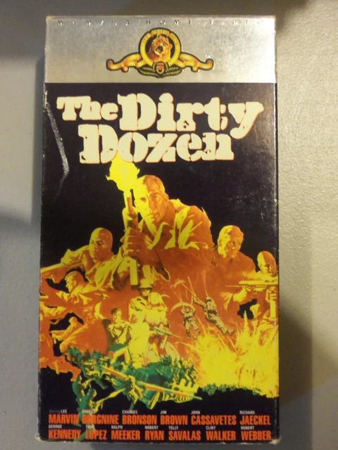 VINTAGE THE DIRTY Dozen VHS Video Movie MGM Charles Bronson Lee Marvin Borgnine £12.24 - PicClick UK