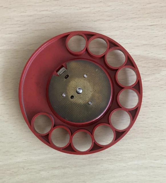 GPO PO BT 700 Series Telephone Red Dial Finger Plate £10.80 - PicClick UK