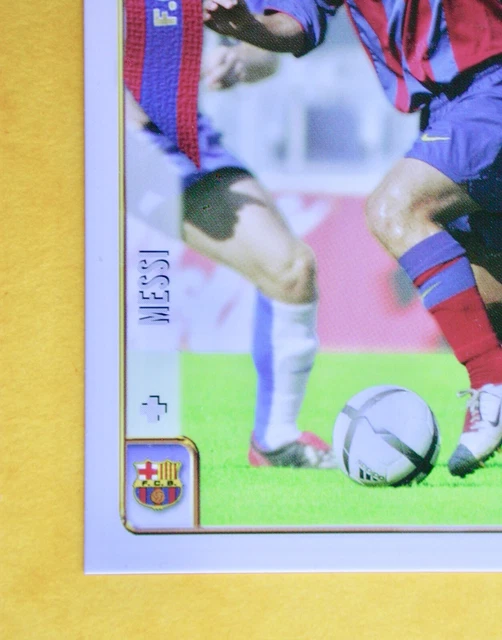 617 LIONEL MESSI / Rookie Card /Las Fichas De La Liga 2004-2005 04-05 ...