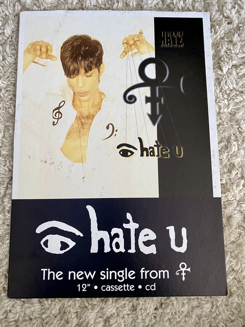 PRINCE ‘EYE HATE U’ Rare UK Promo Counter Stand EUR 52,60 - PicClick IT