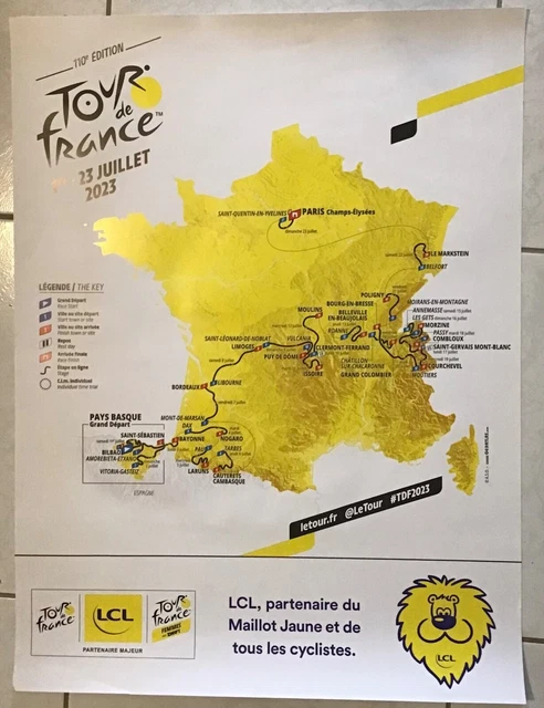 POSTER LCL DU TOUR DE FRANCE 2023 EUR 8,00 - PicClick FR POSTER LCL DU TOUR DE FRANCE 2023 EUR 8,00 - PicClick FR