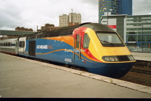 B215 35MM NEGATIVE East Midlands Trains Class 43 43050 @ Leicester [2 ...