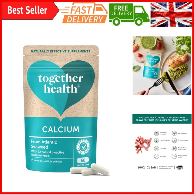 SEAWEED-BASED CALCIUM WITH 72 Trace Minerals - Natural, Pure, UK Made ...