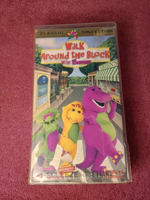 BARNEY - WALK Around the Block with Barney VHS 1999 Classic Collection ...
