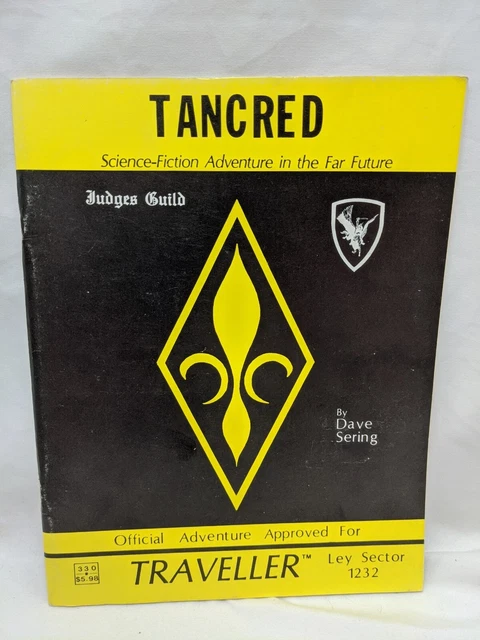 TANCRED SCIENCE-FICTION ADVENTURE In The Far Future Traveller RPG Book ...