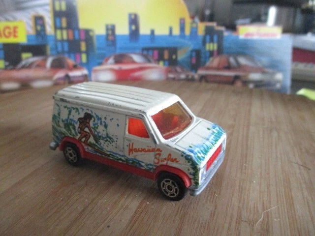 MAJORETTE -FOURGON HAWAIIAN Surfer -N°279-234-Ech 1/65-Made In France ...