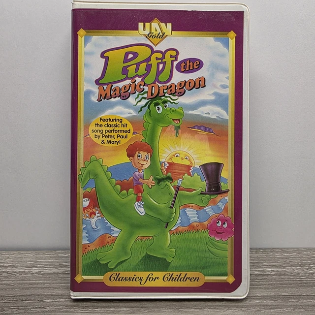 PUFF THE MAGIC DRAGON: Pre-Owned VHS Tape UAV Gold Clamshell Case ...