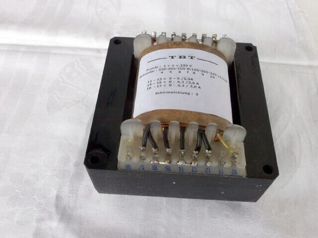 NETZTRANSFORMATOR TBT 120VA für Röhrenveratärker EUR 50,00 - PicClick DE