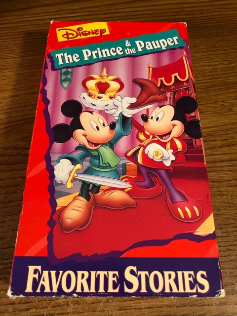 THE PRINCE & The Pauper Disney VHS VCR Video Tape Used Cartoon W ...