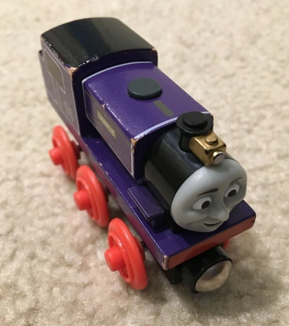 THOMAS & FRIENDS Charlie Purple Toy Train Tank Engine Figure Wooden ...