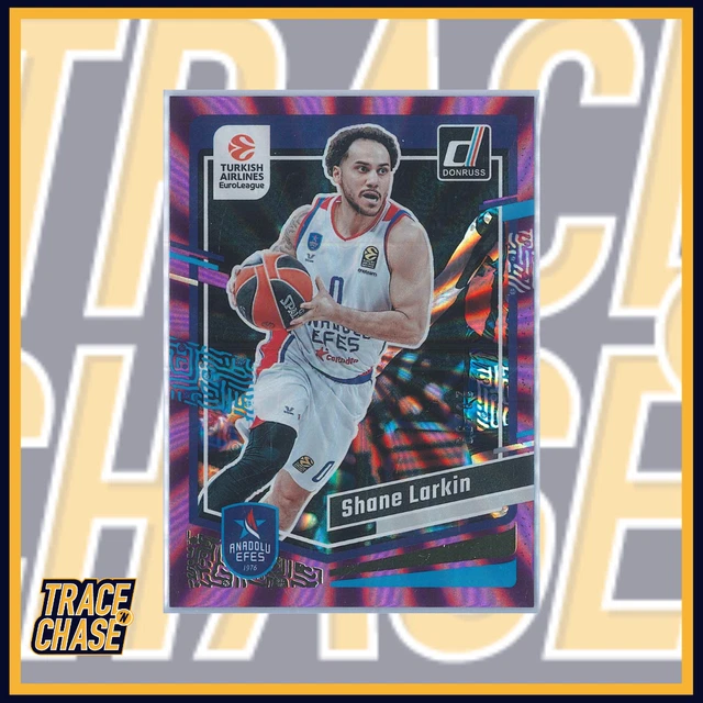 2023-24 PANINI EUROLEAGUE Basketball Shane Larkin Violet Laser 28/99 #6 ...
